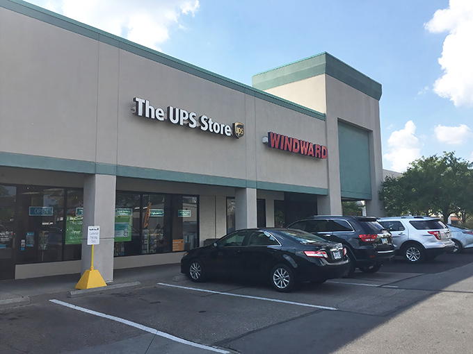 Sometimes the best restaurants share parking lots with everyday businesses, making discovery even more rewarding.