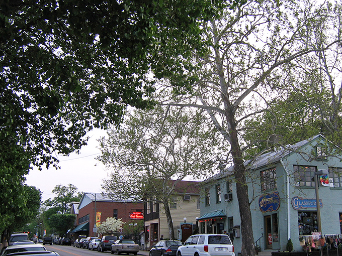 Yellow Springs - Tree-lined streets invite leisurely strolls through a community that values character over conformity.