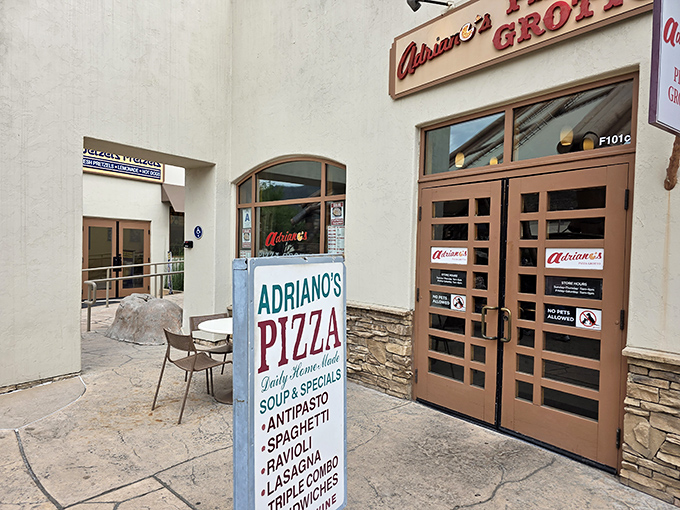 Adriano's Pizza brings a taste of Italy to Alpine. When shopping works up an appetite, nothing satisfies like their homemade classics and outdoor seating.
