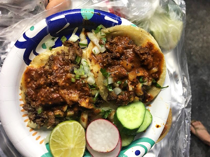 This isn't just a taco; it's edible architecture where each layer&mdash;meat, cilantro, onion&mdash;plays its essential, mouthwatering role.