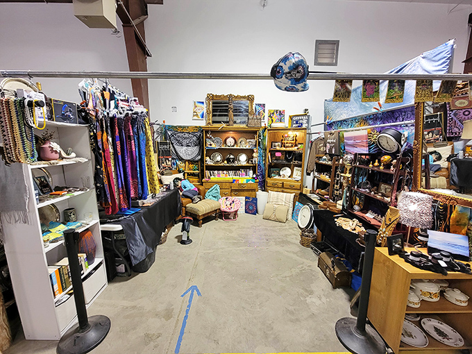 Step inside and the treasure hunt begins! Aisles of possibility stretch before you in this climate-controlled wonderland of collectibles and curiosities.