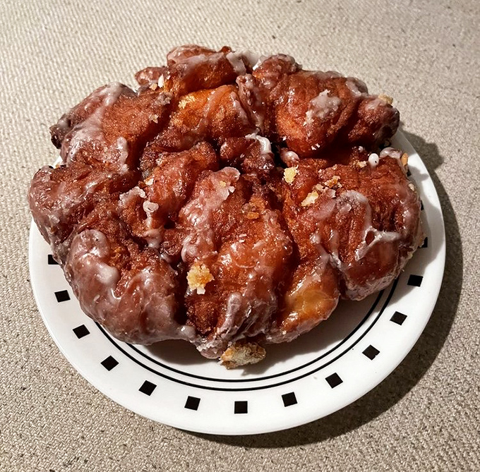 The apple fritter at Bob's is what other fritters dream of becoming &ndash; a craggy masterpiece of caramelized edges and apple-studded glory.