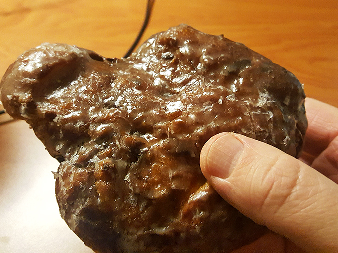 Apple fritters that look like edible meteorites landed straight from pastry heaven into your hands.