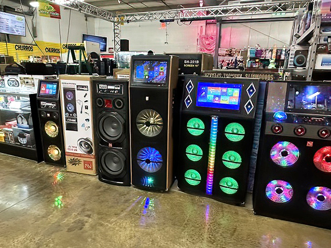 These aren't your father's boomboxes&mdash;though he'd probably love one. Modern audio equipment with old-school flair lights up this corner of the market.