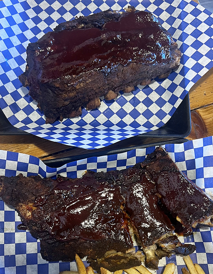 These baby back ribs don't just fall off the bone&mdash;they practically jump onto your fork, glistening with that sticky-sweet sauce.