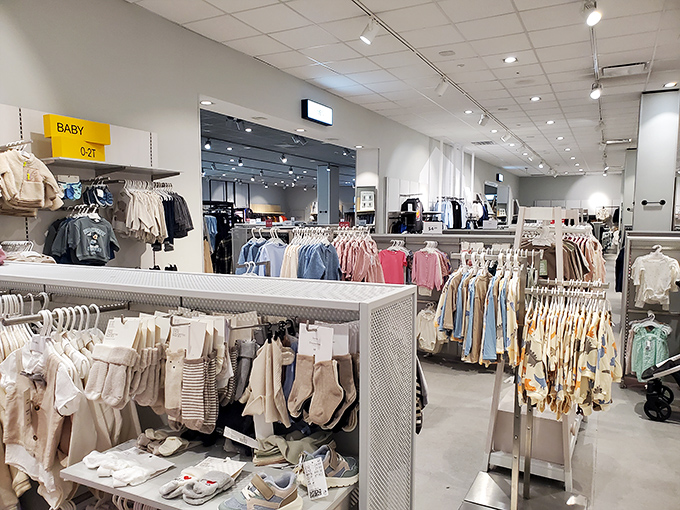 Tiny clothes for tiny humans at not-so-tiny savings. The only place where "they'll grow into it" becomes a financial strategy.