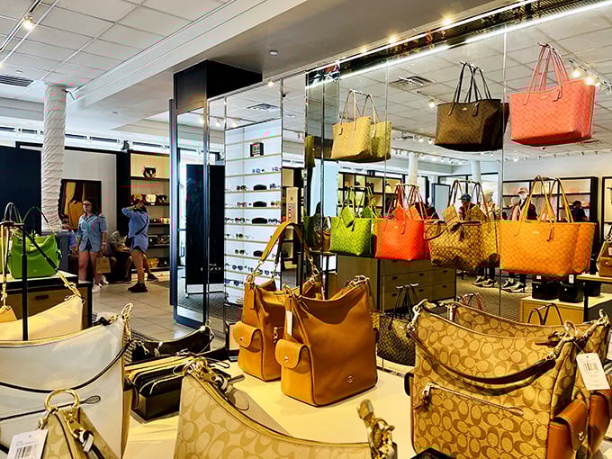 Handbag heaven isn't a myth &ndash; it's aisle three at Coach. These leather treasures aren't just accessories; they're investments your shoulder has been saving for.
