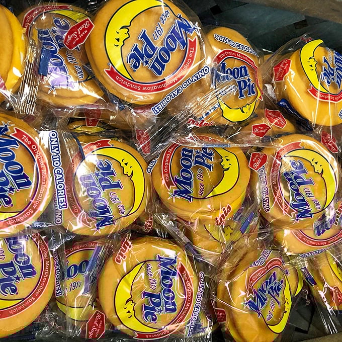 The banana Moon Pie&mdash;that golden disc of nostalgia&mdash;sits patiently waiting to debate with your taste buds whether it's actually banana-flavored or just deliciously itself.