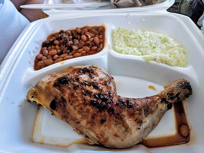 Southern comfort on a plate&mdash;smoky chicken, beans simmered to perfection, and rice that's ready to soak up every last drop of flavor.