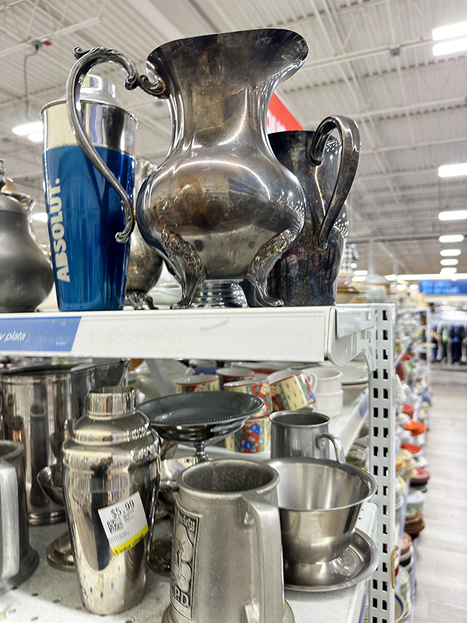 That silver pitcher could have served cocktails at Gatsby's mansion or simply orange juice at Sunday brunch&mdash;the mystery is part of the charm.