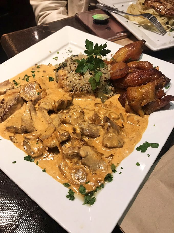 Behold the star of the show: Brazilian stroganoff that makes you question why you've settled for lesser versions your entire life.