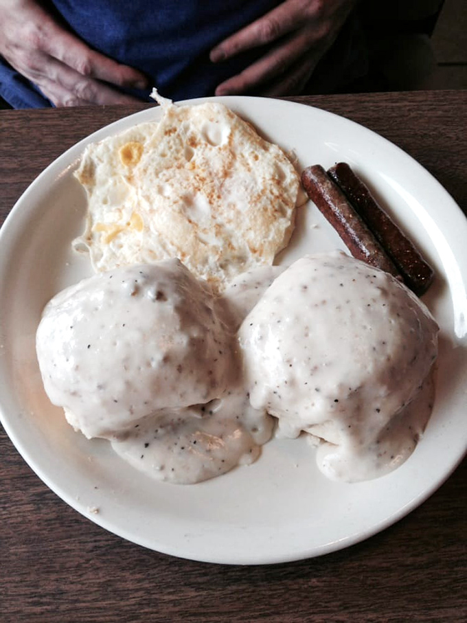 This is what happens when biscuits and gravy achieve their final form &ndash; resistance is futile.