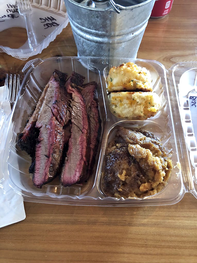 Brisket that makes time stand still &ndash; that smoke ring isn't just for show, it's a pink badge of honor earned through hours of patient smoking.