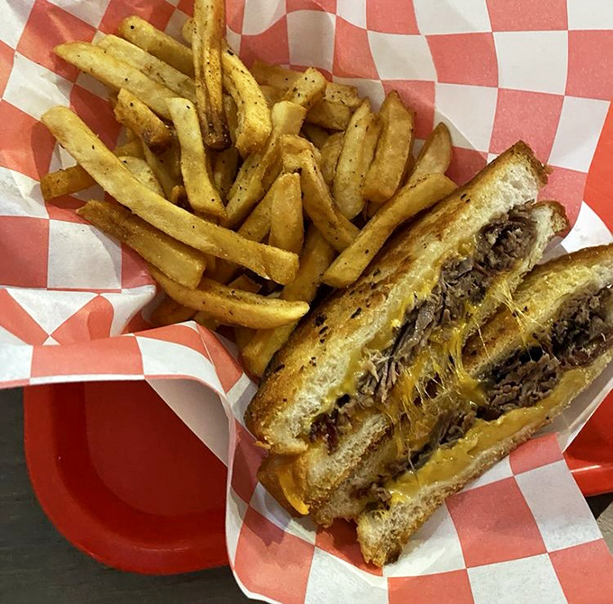 Behold the brisket grilled cheese &ndash; proof that some sandwiches deserve their own holiday and parade float.