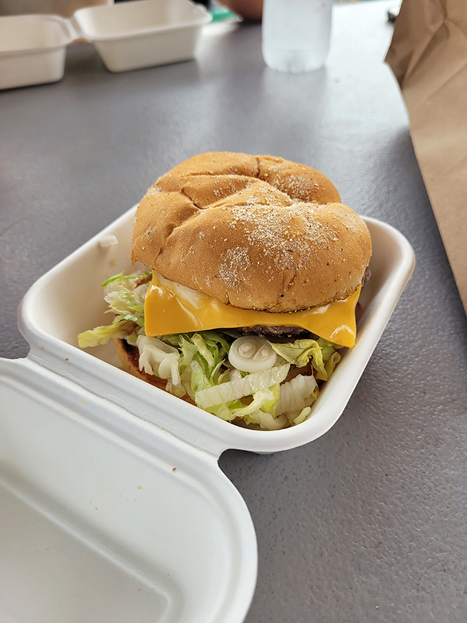 Behold the burger that'll make you question why you ever settled for drive-thru disappointments.