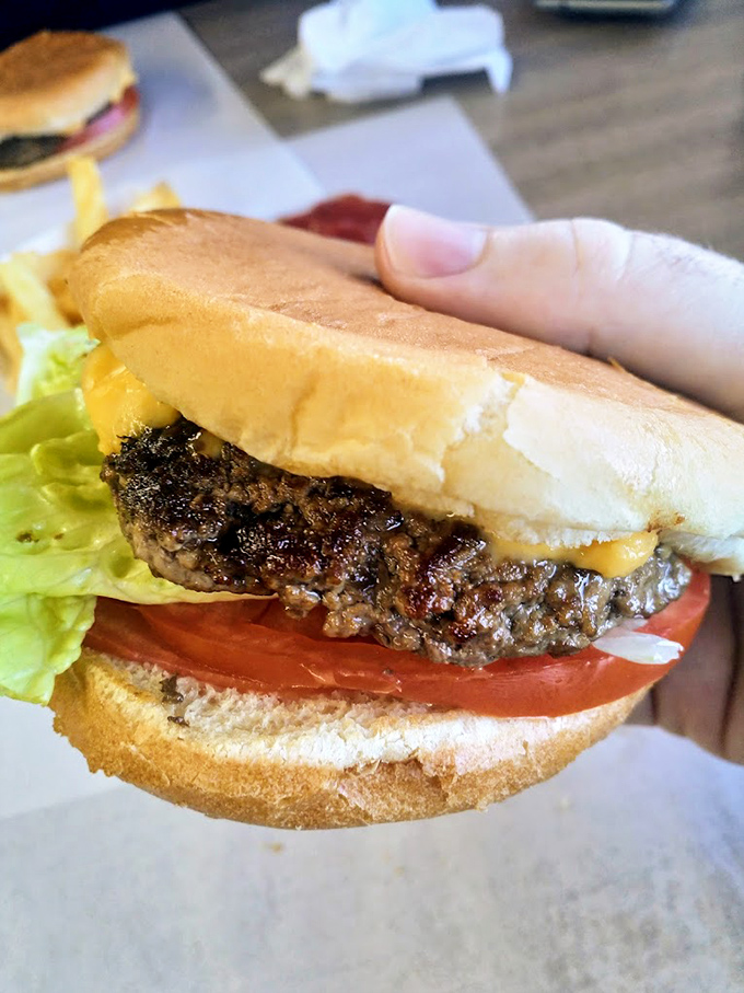 Behold the burger that makes Instagram food photos weep with inadequacy and pure, honest envy.