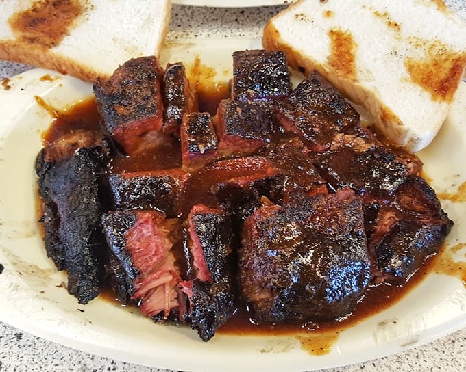 Burnt ends so perfectly caramelized they should be in a museum. Instead, they're on your plate, where art meets appetite.