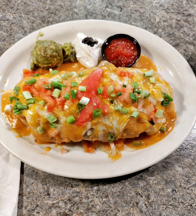 Behold the legendary Burrito Grande&mdash;architectural marvel, hunger vanquisher, and reason enough to extend your California road trip by 100 miles.