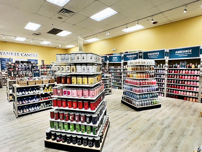 Yankee Candle: where you go in for one vanilla scent and leave with seventeen different ways to make your home smell like a bakery exploded.