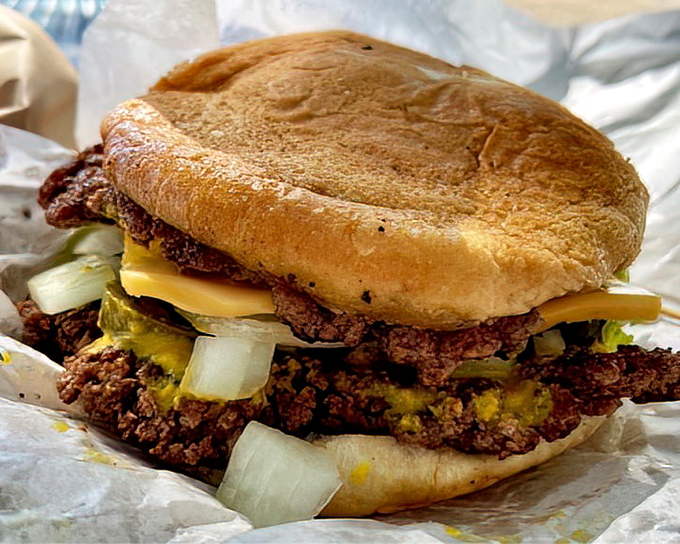 This isn't just a burger&mdash;it's edible architecture where each jalape&ntilde;o adds structural integrity and a kick that'll wake up taste buds you didn't know you had.