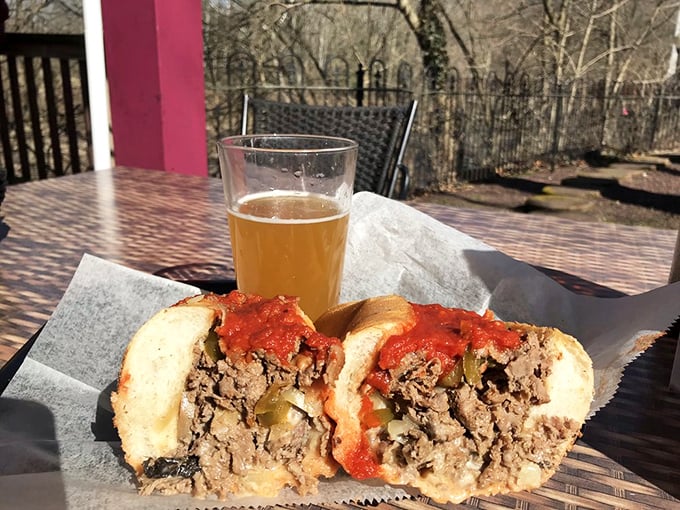 This isn't just a cheesesteak &ndash; it's edible poetry on a roll, where every bite delivers that perfect meat-to-cheese ratio.