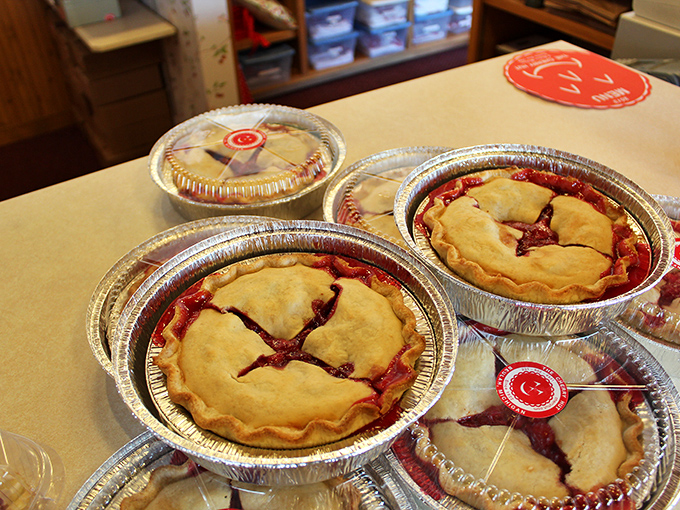 These golden-crusted cherry pies aren't just desserts&mdash;they're the reason GPS was invented. "Destination: worth the drive."