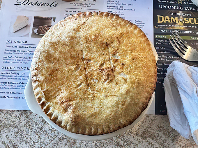Golden, flaky crust harboring savory secrets within&mdash;this chicken pot pie isn't just comfort food, it's edible therapy that should require a prescription.