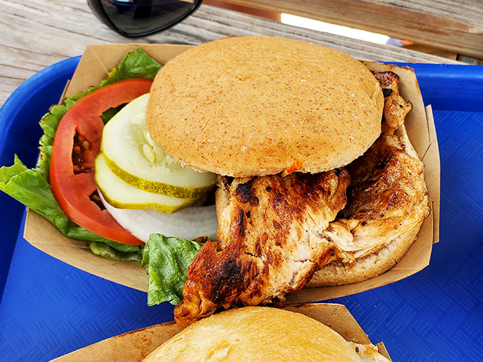 The chicken sandwich that launched a thousand return trips. Perfectly grilled, generously portioned, and impossibly delicious.