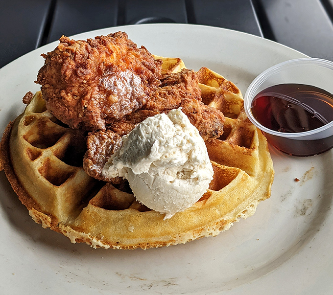 Not just chicken and waffles&mdash;it's a sweet-savory masterpiece that makes you wonder why we ever separated these soulmates in the first place.