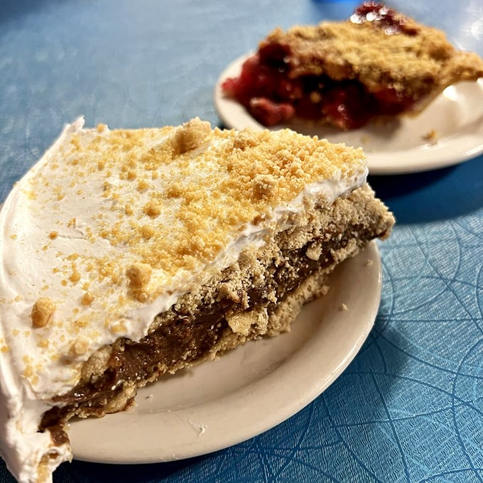 This isn't just dessert; it's a religious experience on a plate. The chocolate and peanut butter harmonize like Simon and Garfunkel in their prime.