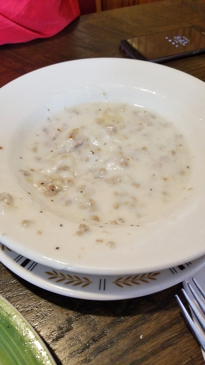 Behold the star attraction&mdash;creamy clam chowder that somehow transports you to a New England coastline while keeping you firmly in Ohio.