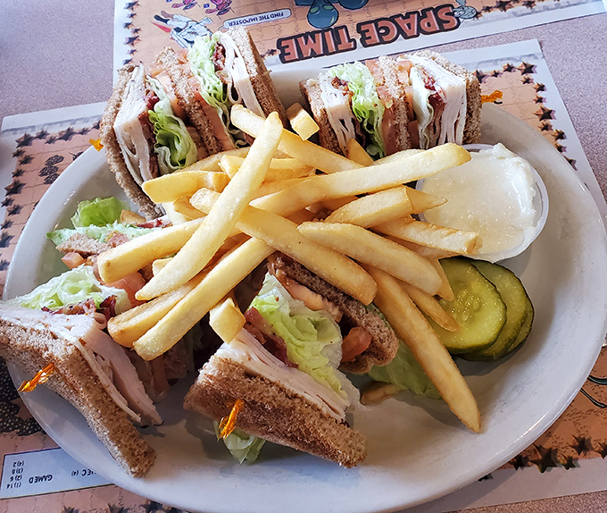 This club sandwich doesn't need a fancy introduction &ndash; it lets those perfectly stacked layers do all the talking.