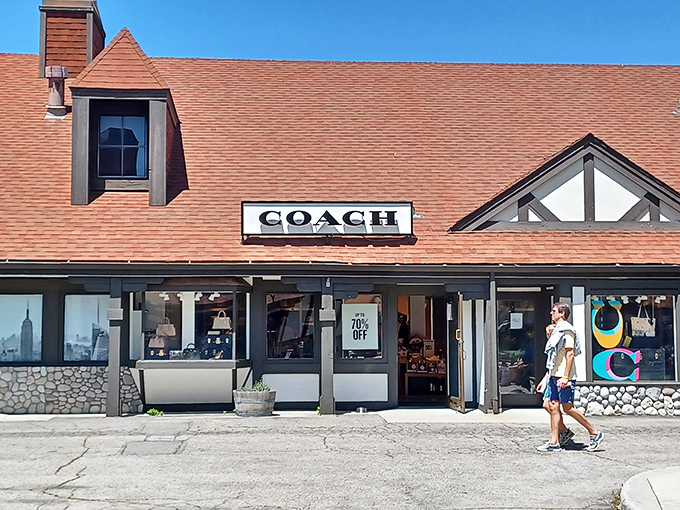 Shopping with a view! Lake Arrowhead Village's Coach store brings big-city retail therapy to small-town mountain charm.