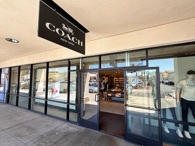 The Coach outlet beckons with promises of luxury leather at prices that won't require a second mortgage or uncomfortable conversations with your accountant.
