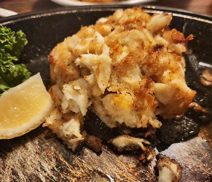 Behold the crab cake of your dreams&mdash;more sweet lump crab than binding, like the seafood equivalent of hitting the lottery.