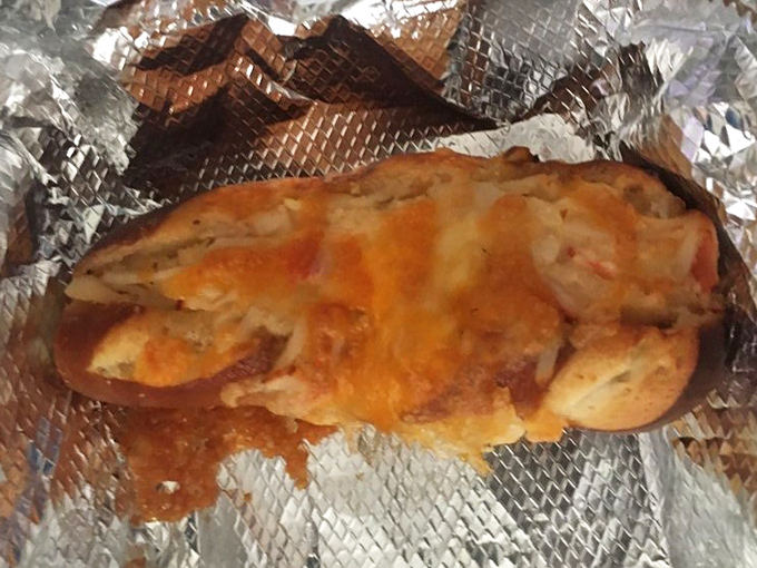 Behold the legendary crab pretzel: where oceanic dreams meet Pennsylvania comfort in perfect harmony.