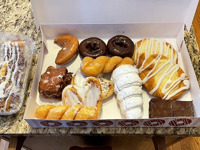 The bakery box of champions &ndash; where glazed, chocolate, and cream-filled contenders compete for your affection. Everyone wins this delicious game.