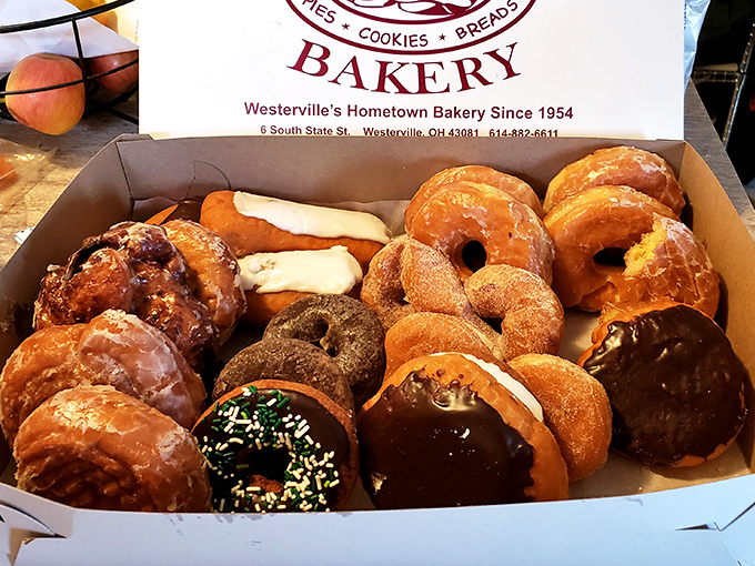 Not so much a box of donuts as a treasure chest of possibilities &ndash; each one a different path to happiness, no map required.