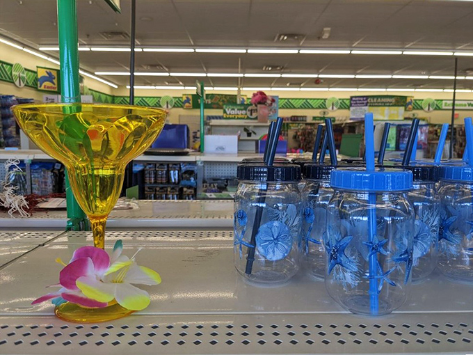 Colorful drinkware that doesn't require a second mortgage&mdash;from whimsical margarita glasses to mason jars that scream "Pinterest project waiting to happen."