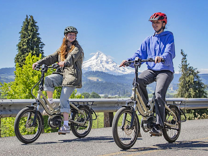 Mountain views that stop you in your tracks&mdash;literally. E-biking near Hood River offers a different perspective on Oregon's majestic landscape.