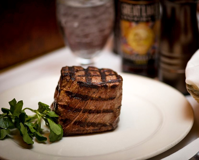 Behold the star of the show&mdash;a filet mignon so perfectly executed it deserves its own Broadway musical. Simple presentation lets quality speak volumes.