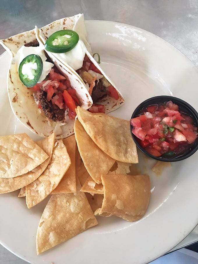 Fish tacos that make time stand still&mdash;crispy cod, fresh pico, and those jalape&ntilde;os that add just enough kick to wake up your taste buds.