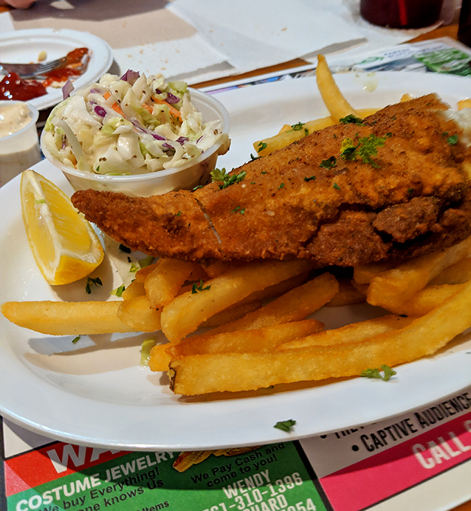 Golden armor protecting flaky white treasure &ndash; this is what fish and chips dream of becoming.