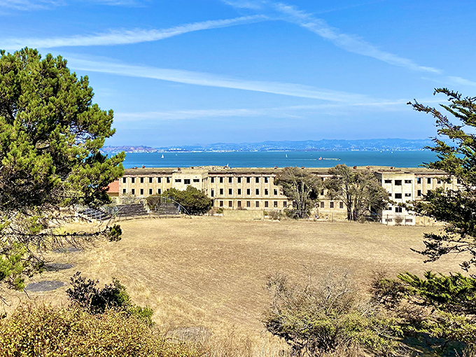 Fort McDowell stands as a silent sentinel to military history, its weathered buildings telling stories that history books can only summarize.