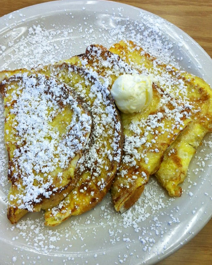 Golden, custardy French toast dusted with powdered sugar and topped with a melting pat of butter&mdash;breakfast perfection doesn't need to be complicated.