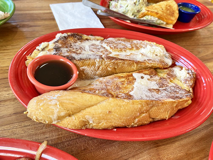 The legendary French toast that launched a thousand food pilgrimages&mdash;custard-soaked, perfectly caramelized, and waiting to change your definition of breakfast forever.