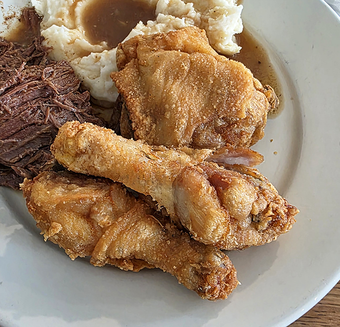 That golden crust could make a grown man weep tears of pure, delicious joy.