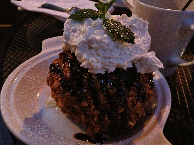 This isn't your county fair fried ice cream. Momocho's version arrives like a crunchy meteorite topped with whipped cream and drizzled with sweet darkness.