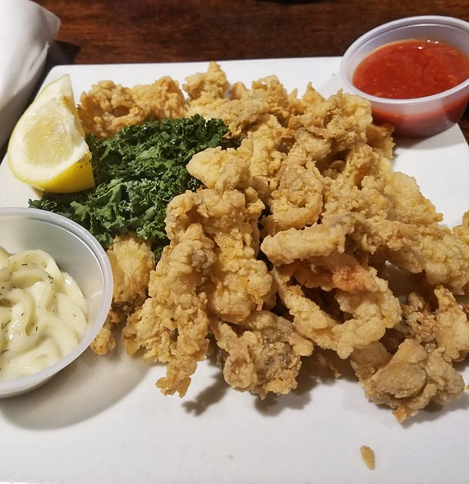 Golden-fried whole belly clams that shatter with each bite&mdash;the holy grail of seafood. Worth every mile of your pilgrimage to Easton.
