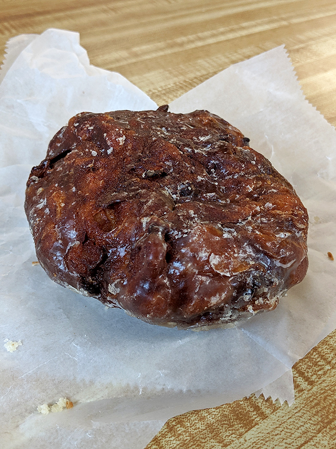 The apple fritter&mdash;a magnificent, craggly landscape of caramelized edges and tender apple pockets that makes other breakfast pastries question their life choices.